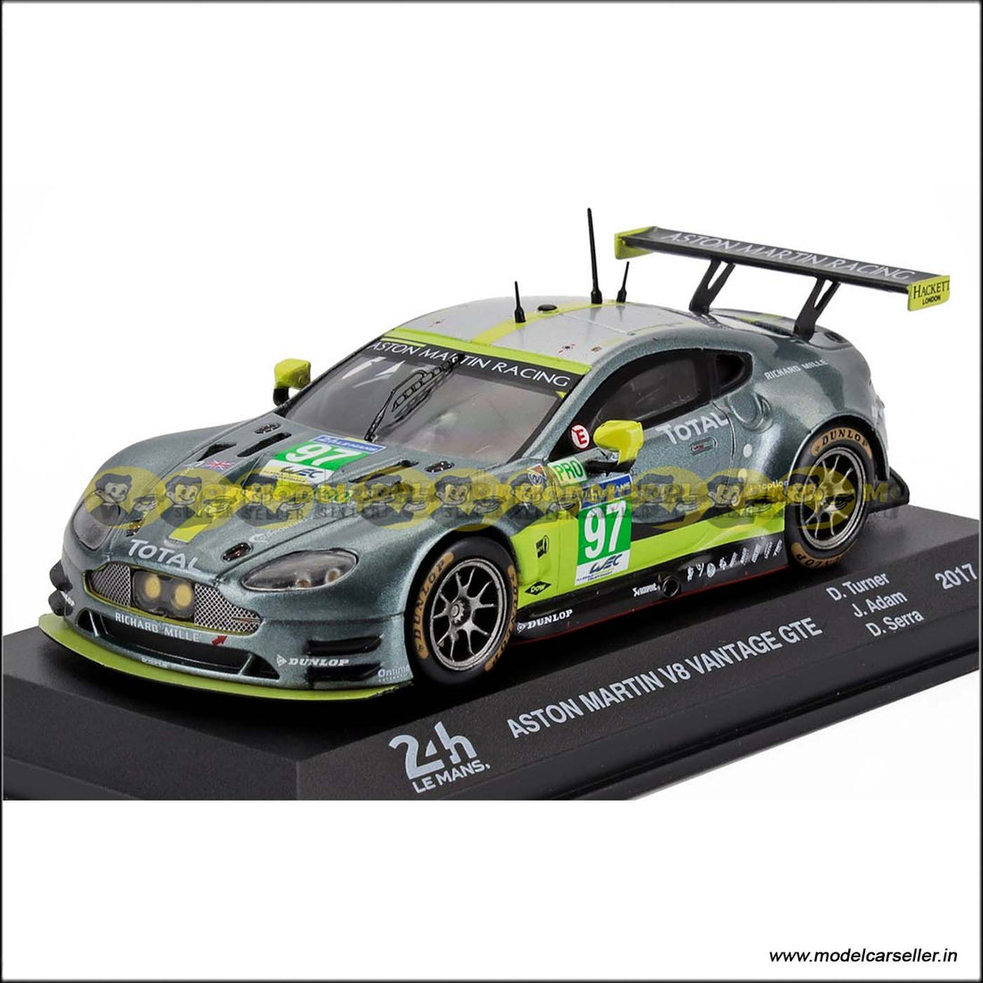 1/43 Altaya ASTON MARTIN VANTAGE GT 24h LE MANS 2017 DARREN TURNER Die ...