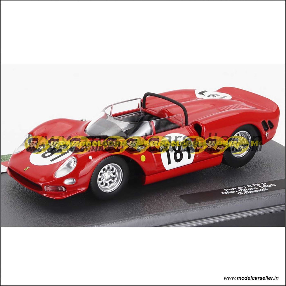 1/43 Ferrari 275P SPIDER N 181 1965 GIANPIERO BISCALDI Altaya Diecast ...